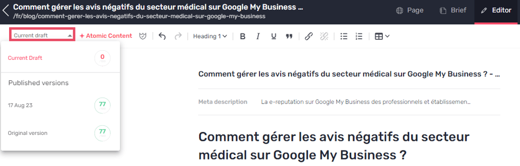 Everything you need to know about Semji's content versioning system